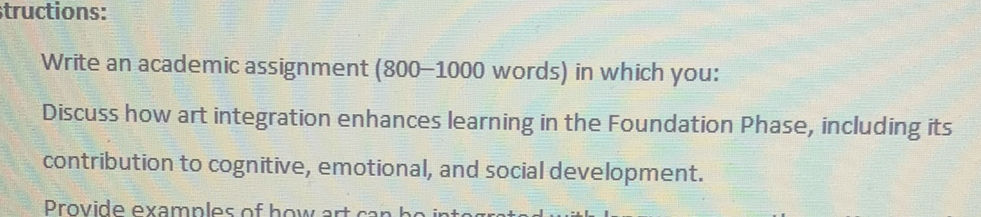 Write an academic assignment (800-1000 | StudyX