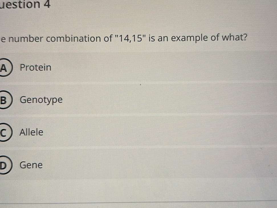 e number combination of "14,15" is an | StudyX