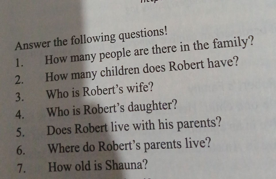 Answer the following questions! 1. How many | StudyX