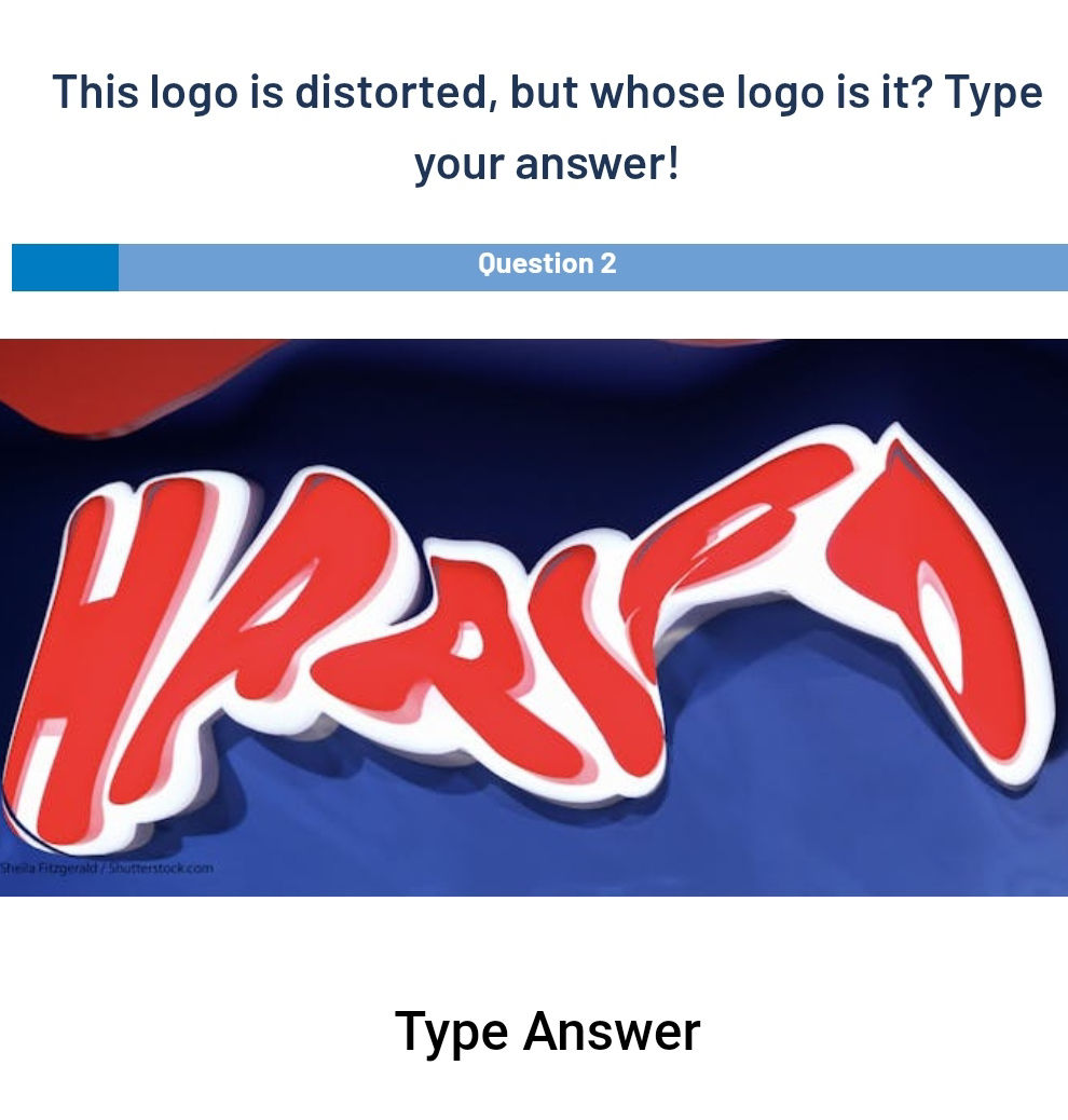 This logo is distorted, but whose logo is | StudyX
