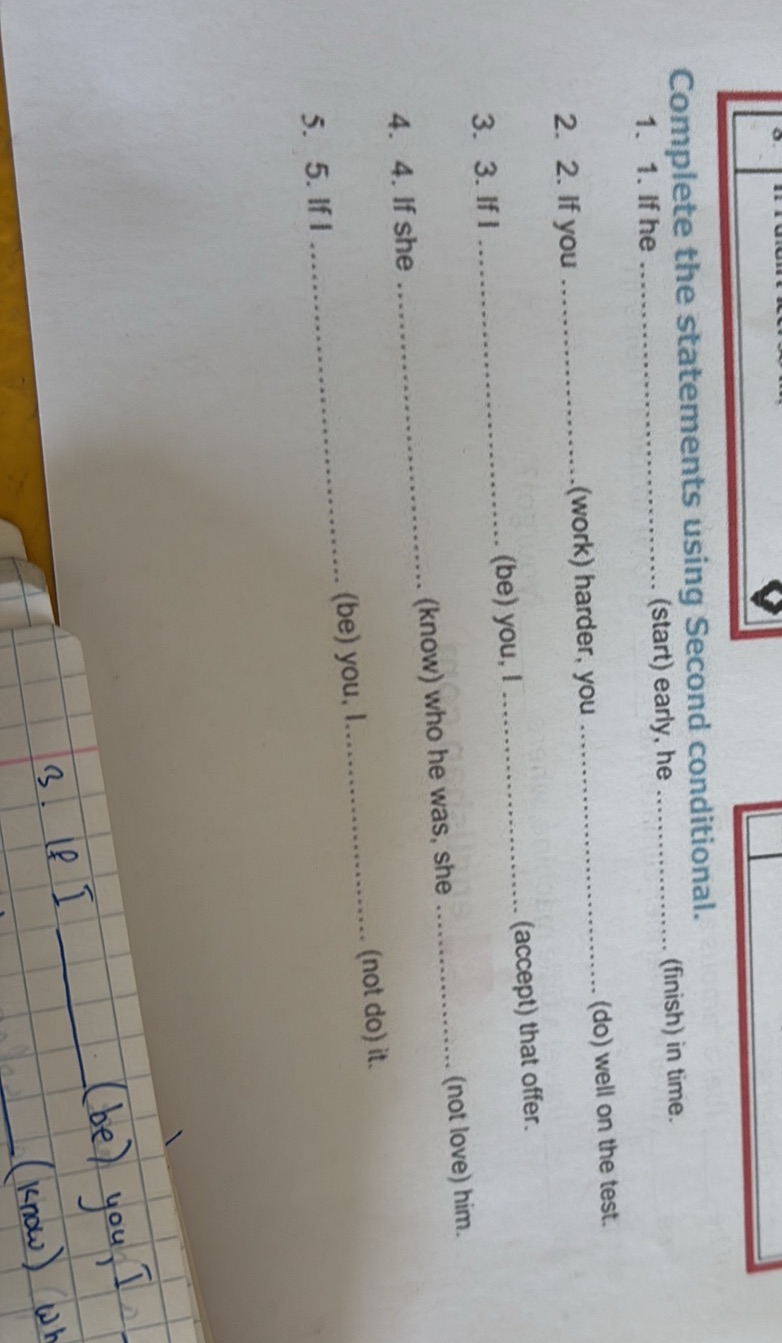 Complete the statements using Second | StudyX