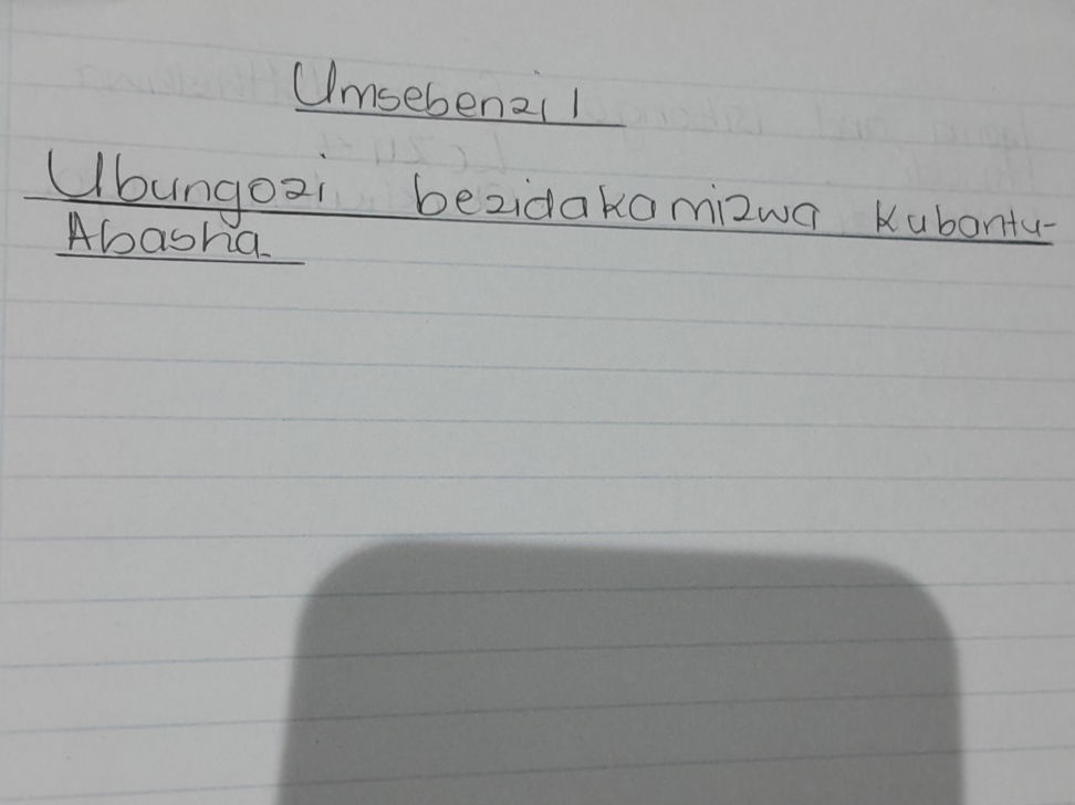 Umsebenzi 1 Ubungozi bezidakamizwa | StudyX