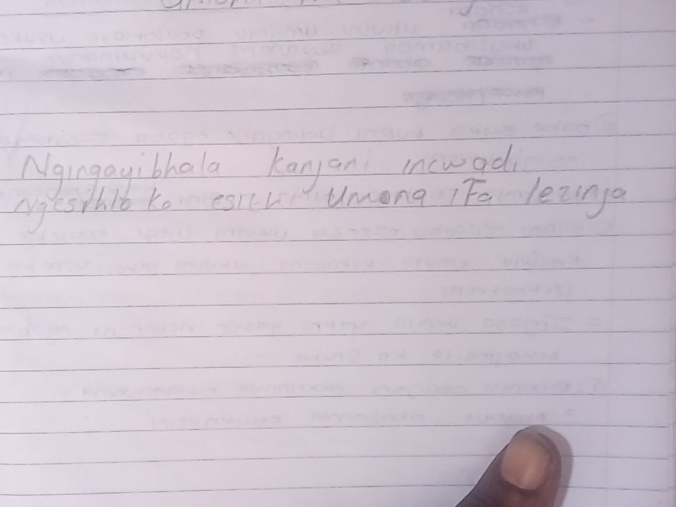 Ngingayibhala kanjani incwadi ngesihloko | StudyX