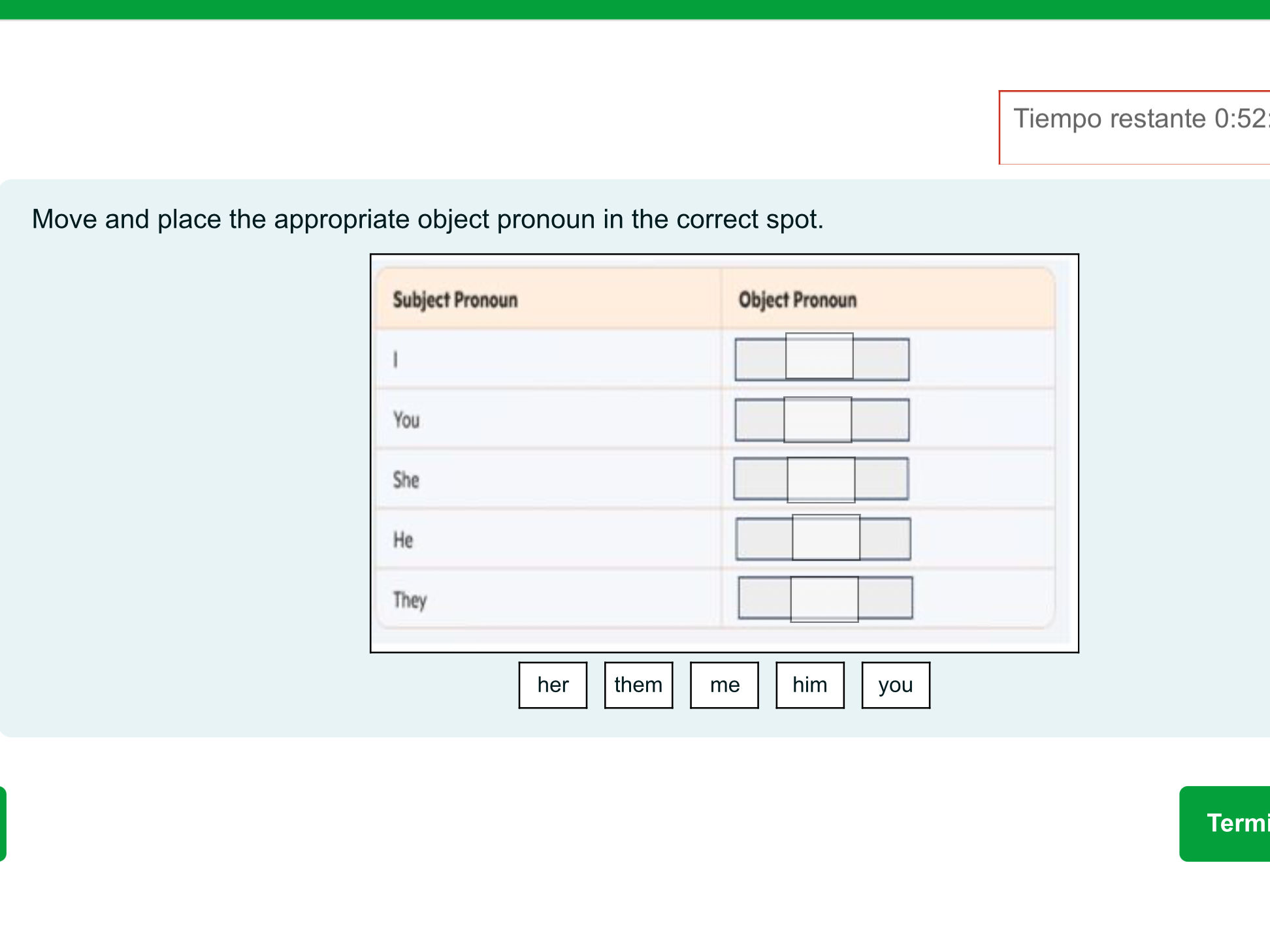 Move and place the appropriate object | StudyX