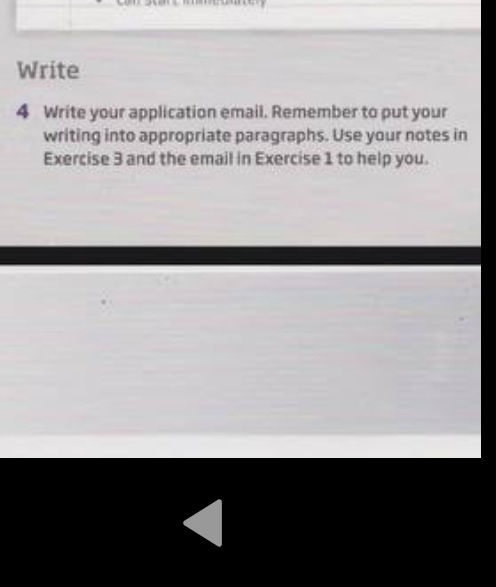 Write 4 Write your application email. | StudyX