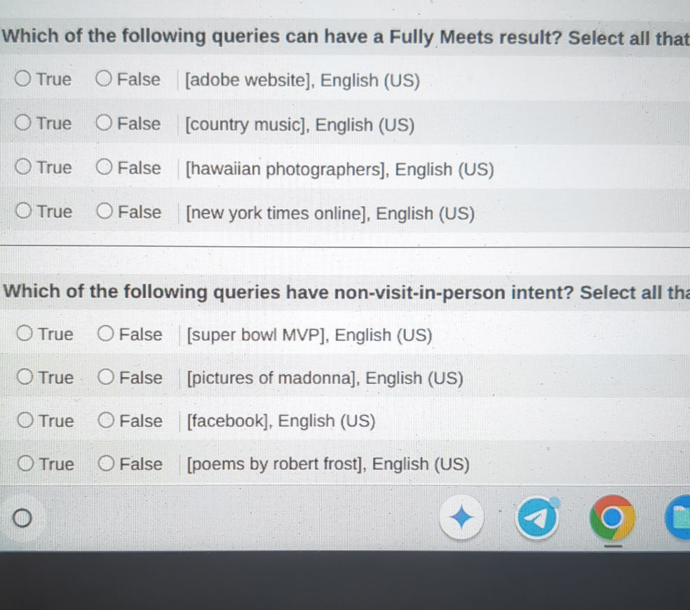 Which of the following queries can have a | StudyX