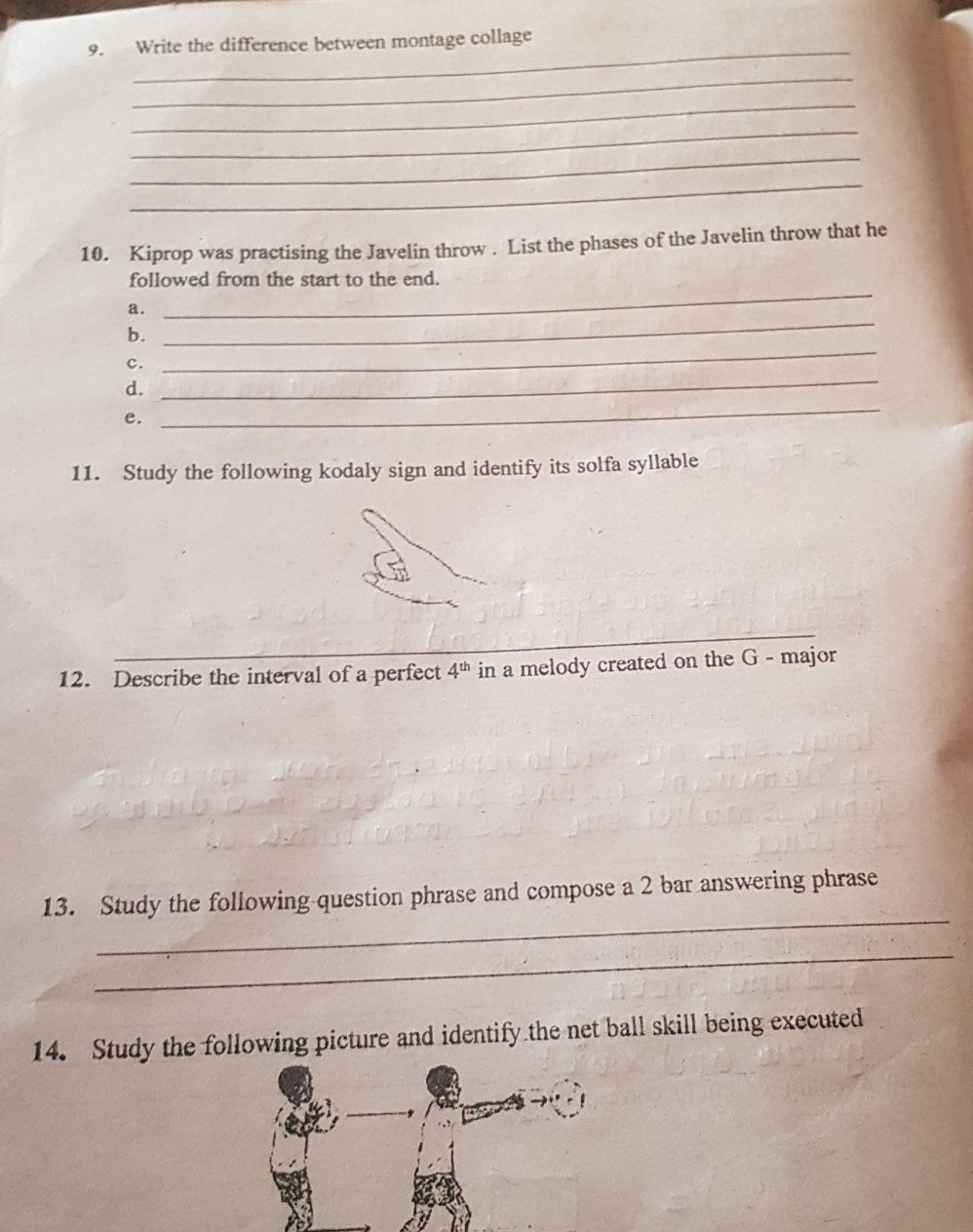 9. Write the difference between montage | StudyX