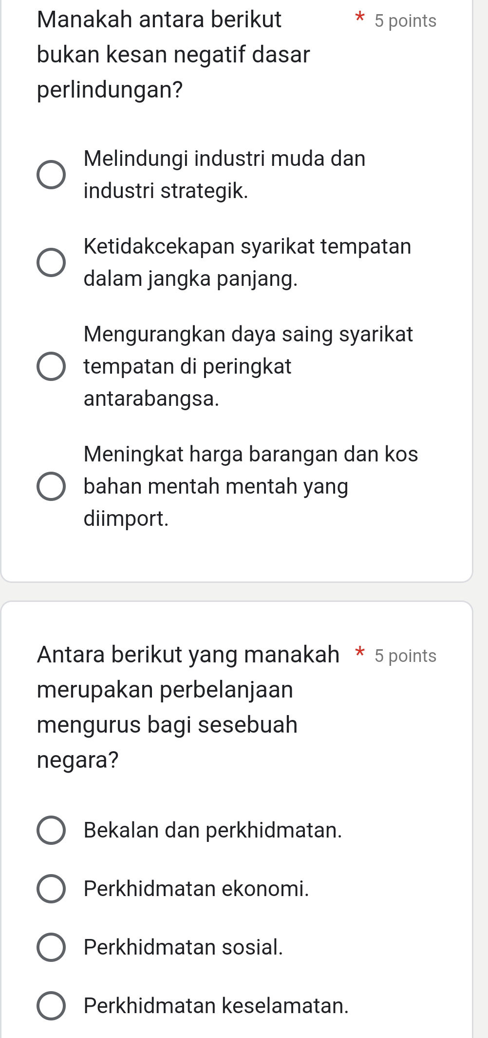 Manakah antara berikut bukan kesan negatif | StudyX