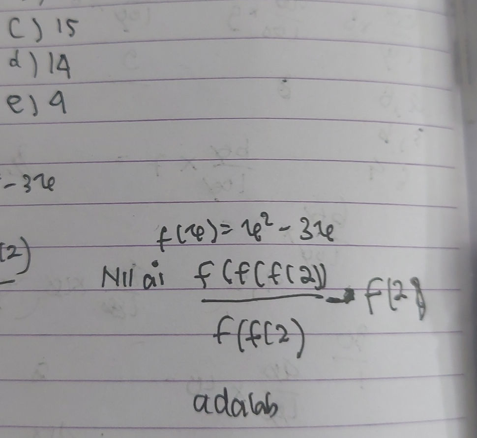 Given the function $f(x) = x^2 - 3x$, find | StudyX