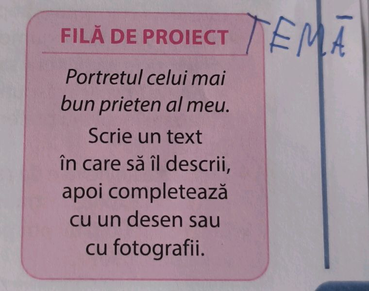 Portretul celui mai bun prieten al meu. | StudyX