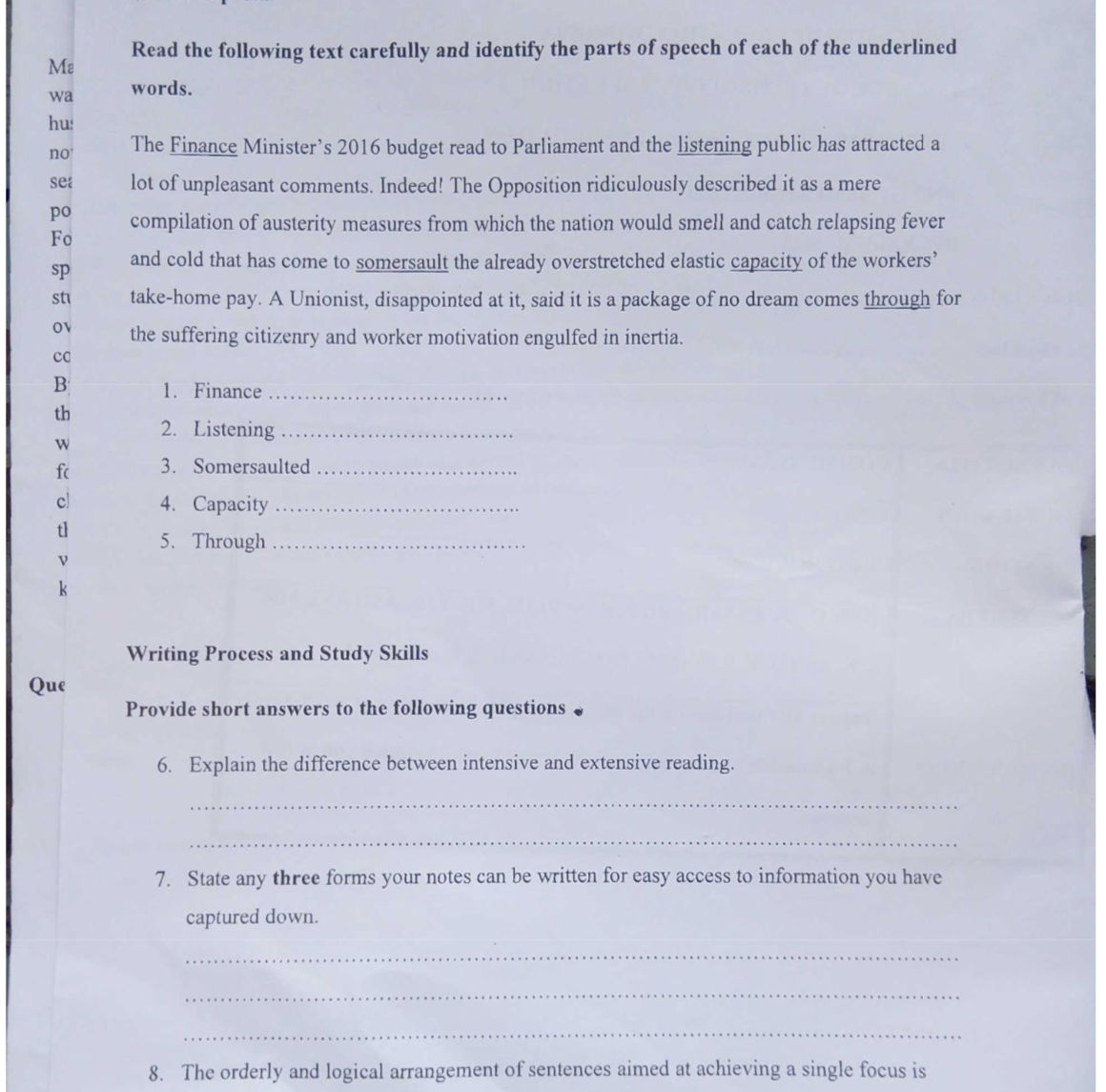 Read the following text carefully and | StudyX