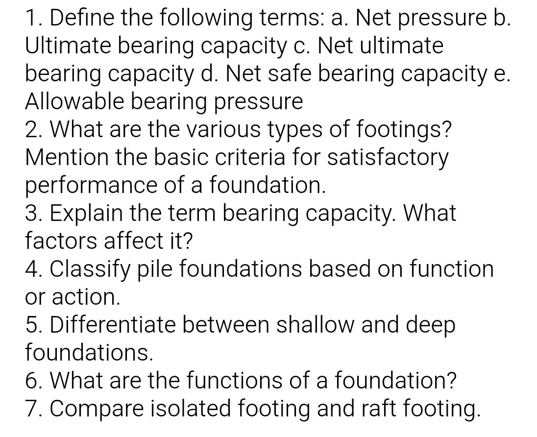 1. Define the following terms: a. Net | StudyX