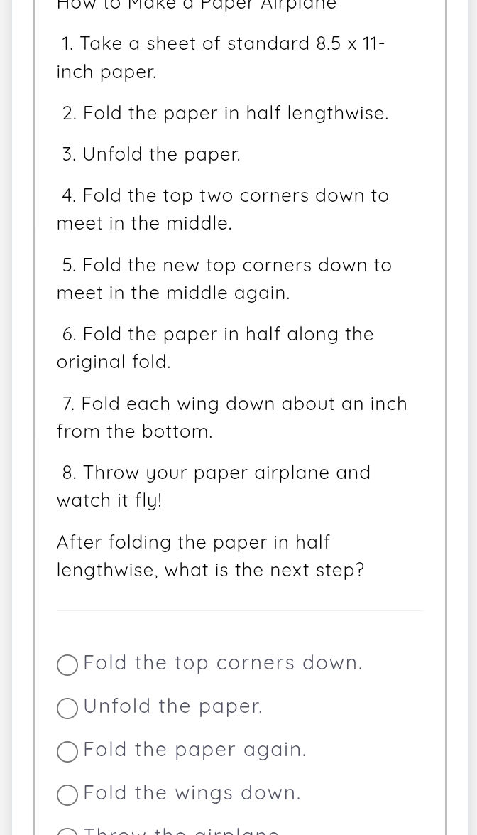 After folding the paper in half lengthwise, | StudyX
