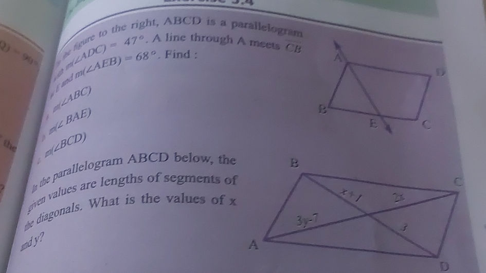 In the figure to the right, ABCD is a | StudyX