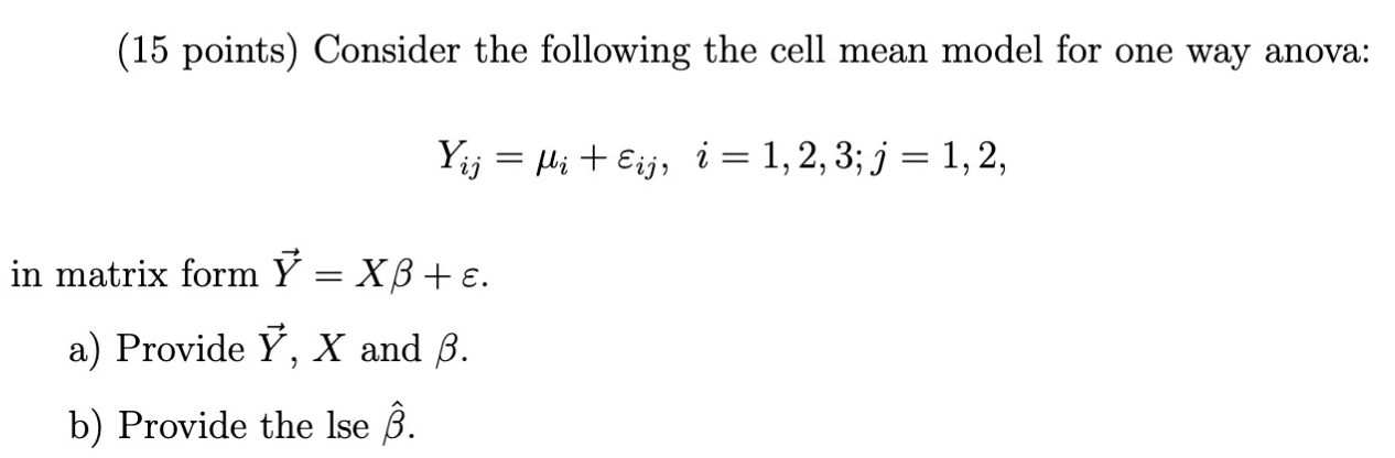 (15 points) Consider the following the cell | StudyX
