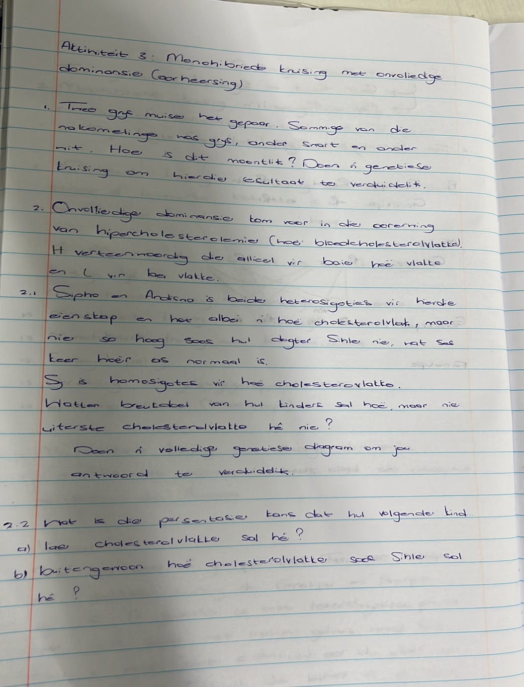 1. Tree gave muise het gepaar. Sommige van | StudyX