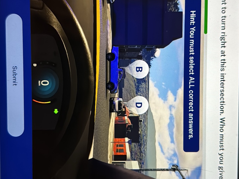 nt to turn right at this intersection. Who | StudyX