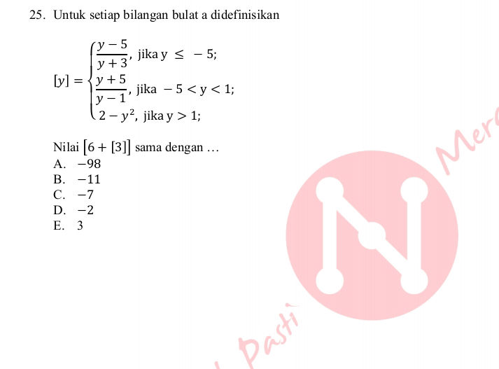 25. Untuk setiap bilangan bulat a | StudyX