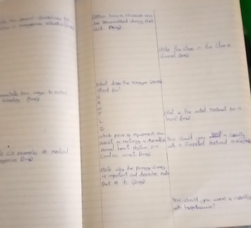 What does the acronym SAMPLE stand for? S A | StudyX