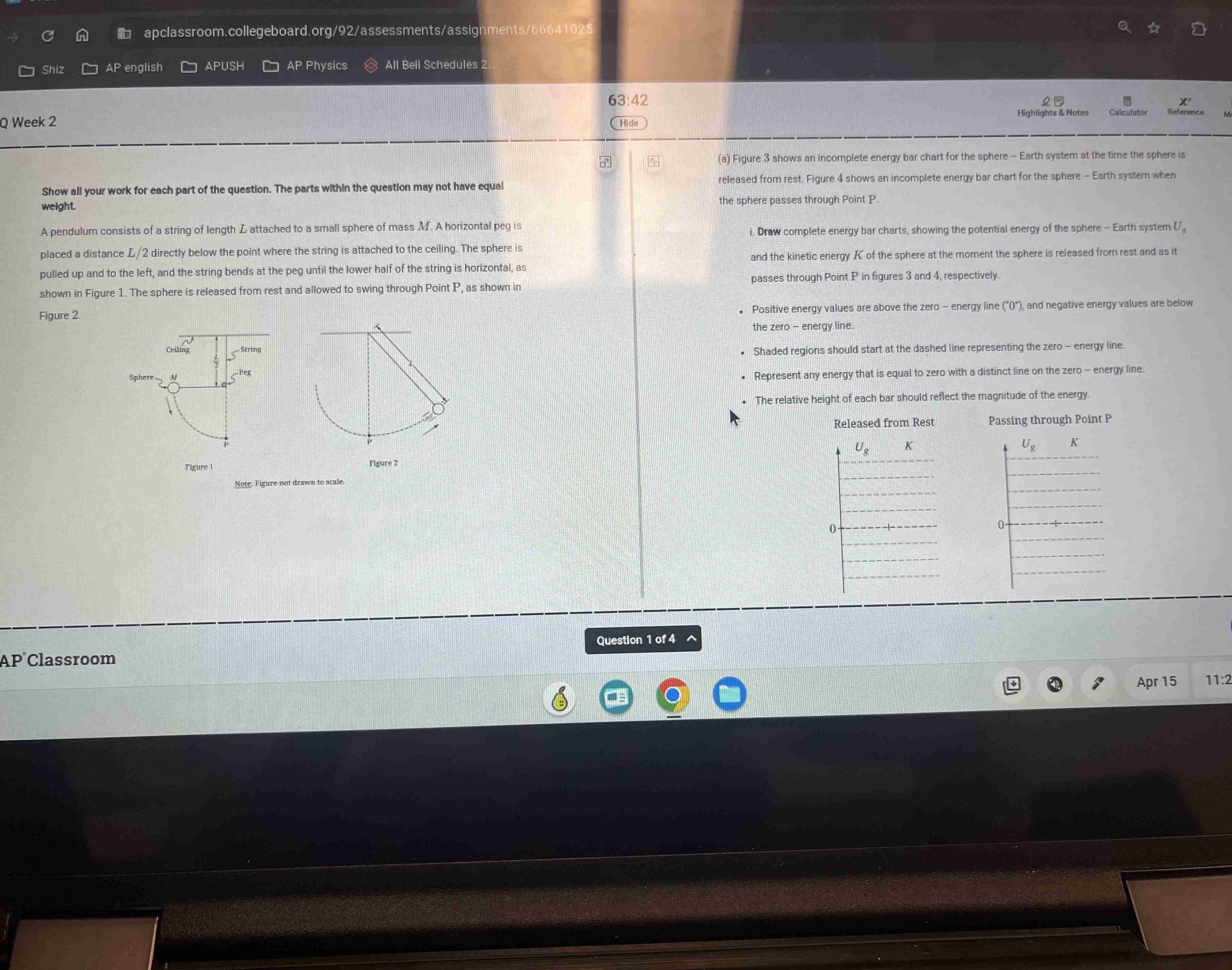 (a) Figure 3 shows an incomplete energy bar | StudyX