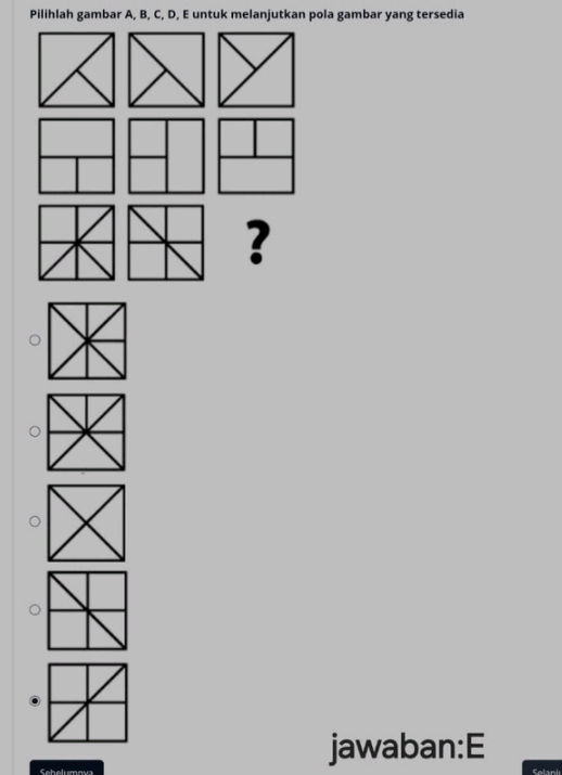 Pilihlah gambar A, B, C, D, E untuk | StudyX