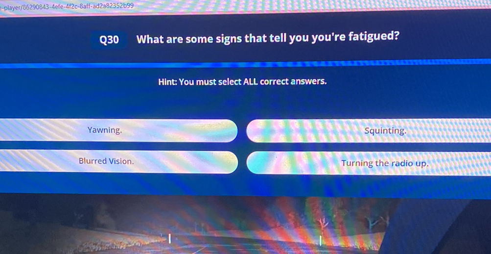 Q30 What are some signs that tell you you're | StudyX