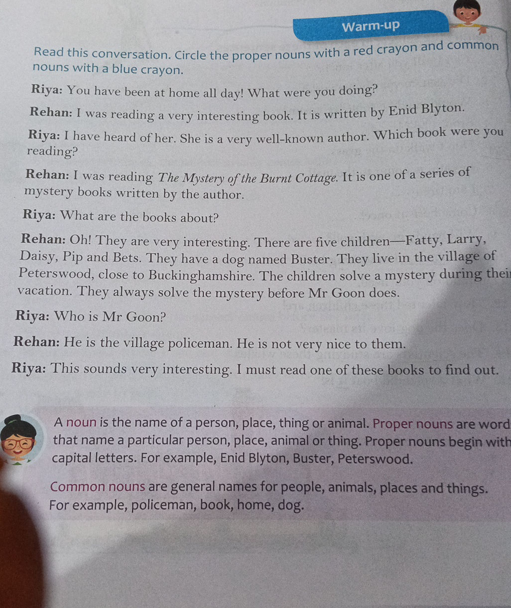 Read this conversation. Circle the proper | StudyX