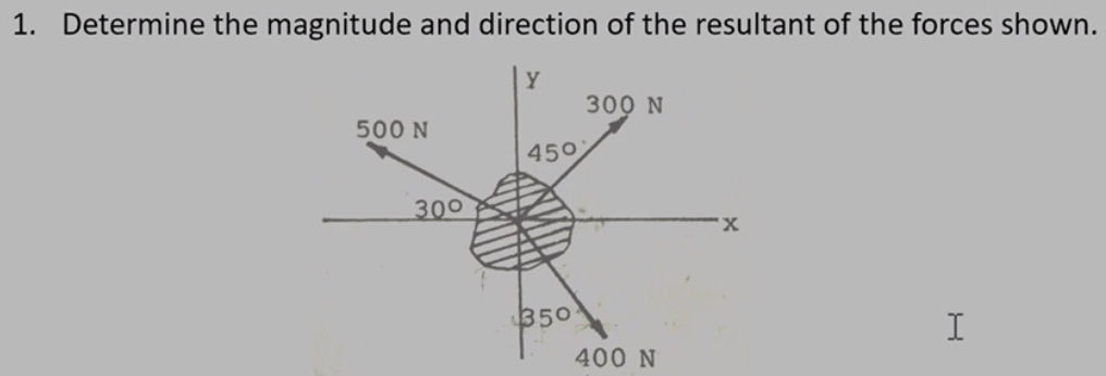1. Determine the magnitude and direction of | StudyX