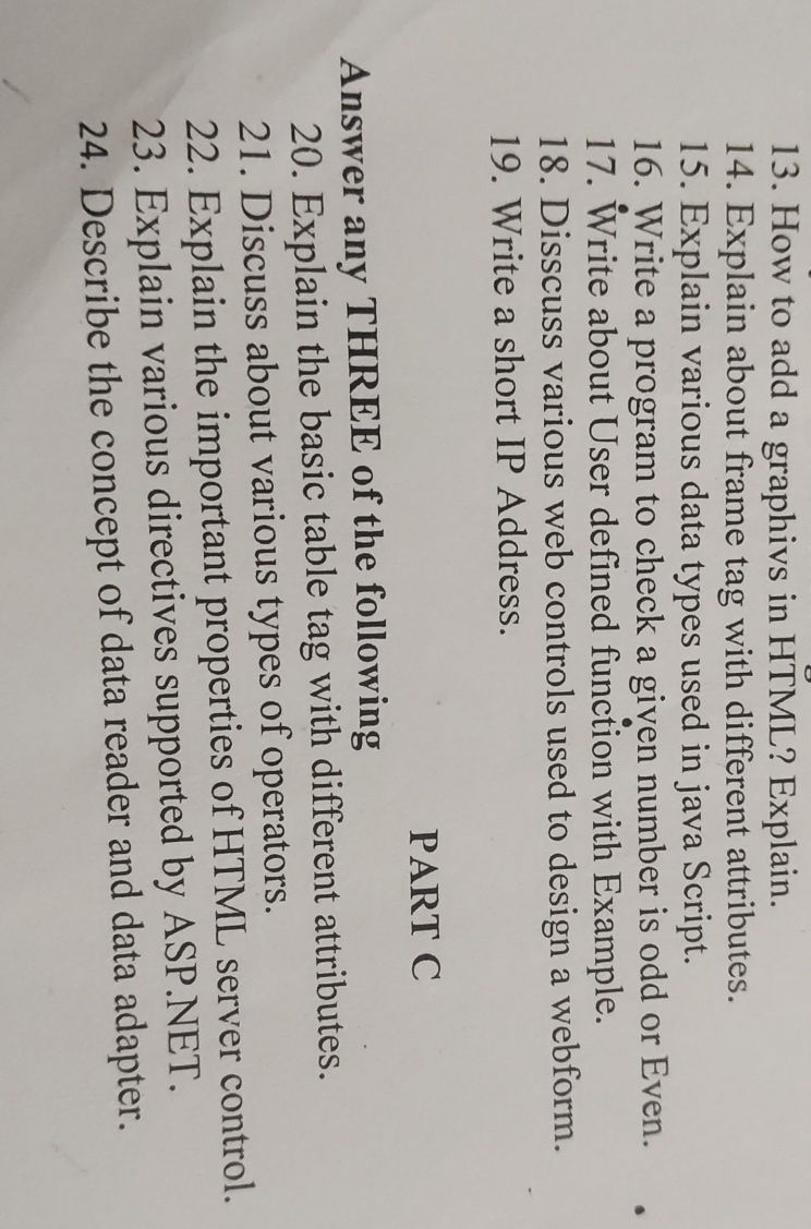 13. How to add a graphivs in HTML? Explain. | StudyX