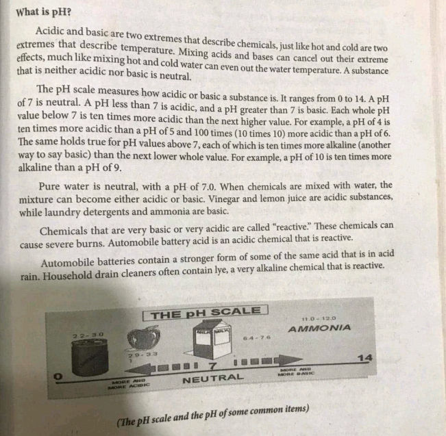 What is pH? Acidic and basic are two | StudyX
