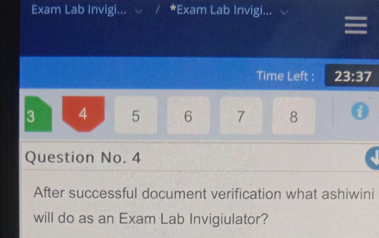 Question No. 4 After successful document | StudyX