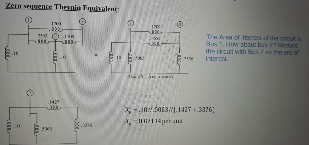 Zero sequence Thevnin Equivalent: ``` .1709 | StudyX