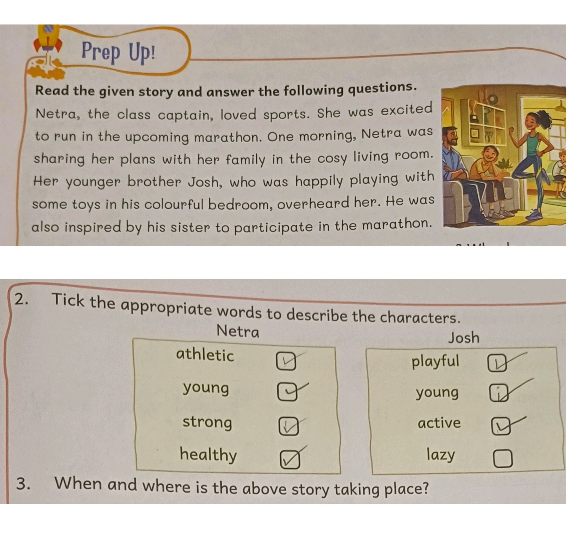 2. Tick the appropriate words to describe | StudyX