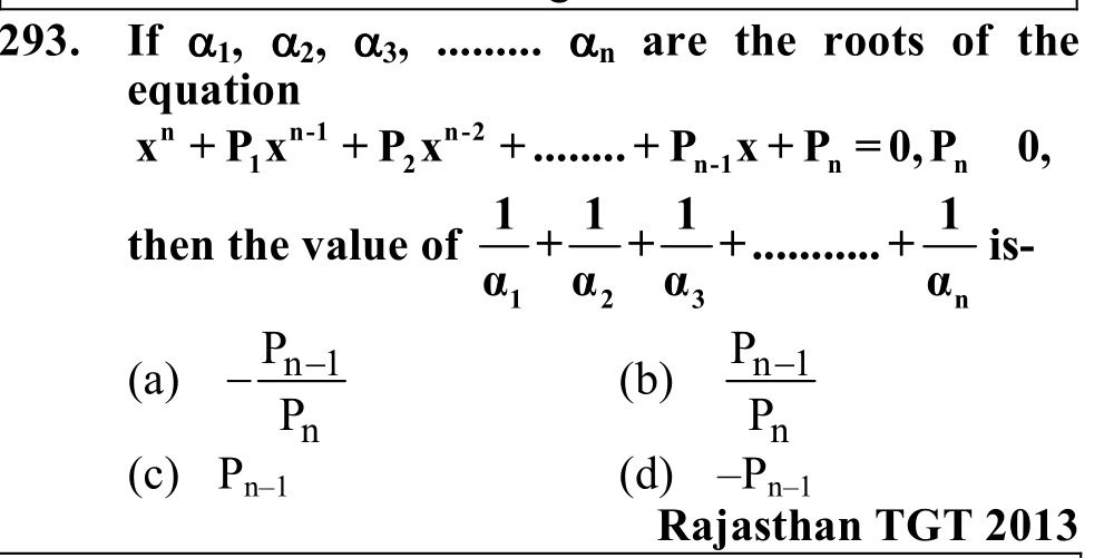 293. If \( _1, _2, _3, , _n\) are the | StudyX