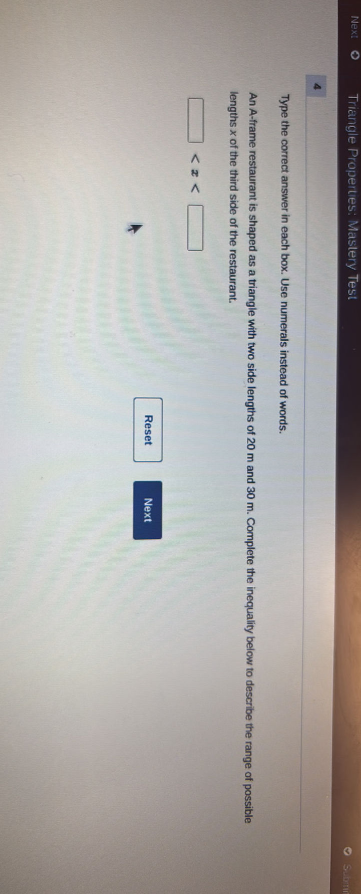 Type the correct answer in each box. Use | StudyX