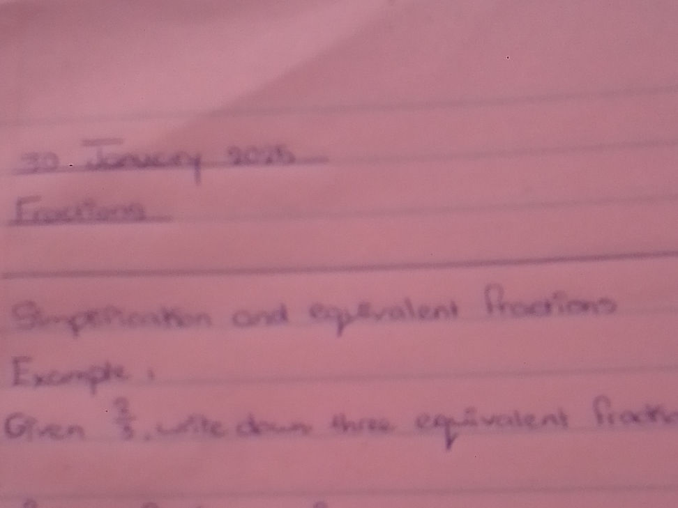 Given $ {2}{3}$, write down three equivalent | StudyX