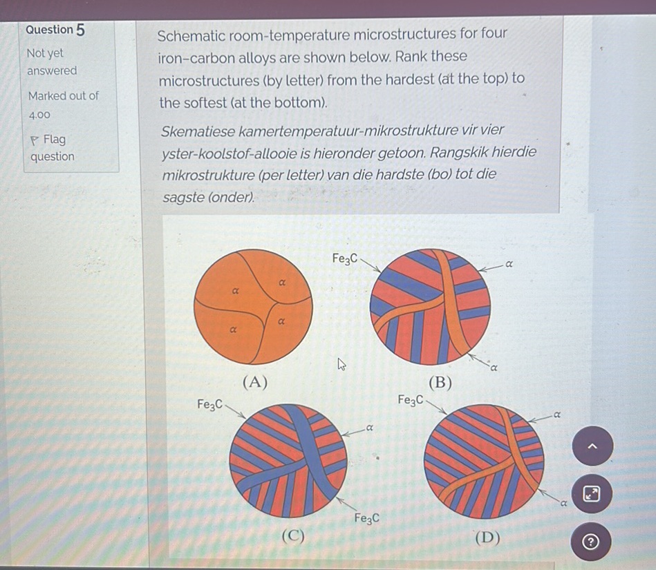 Schematic room-temperature microstructures | StudyX