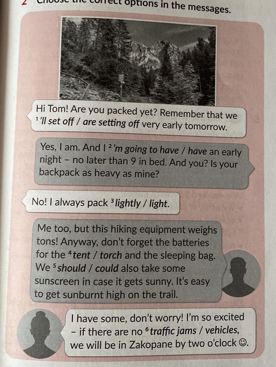 Choose the correct options in the messages. | StudyX