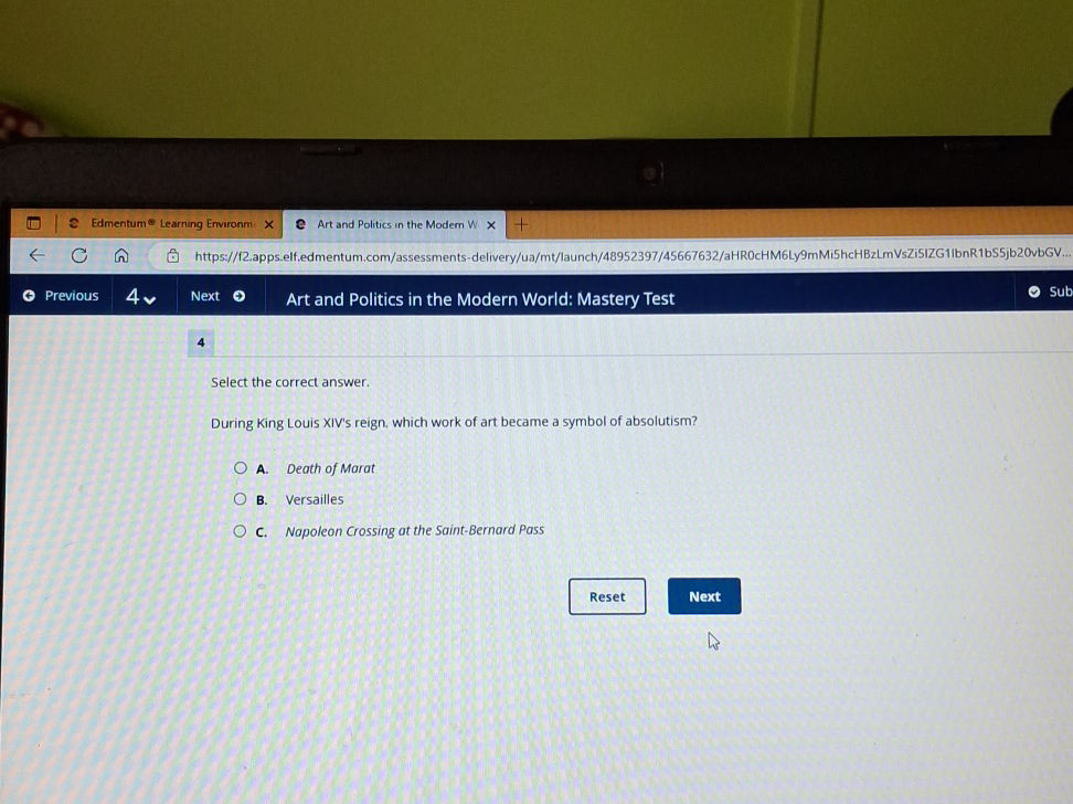 Select the correct answer. During King | StudyX