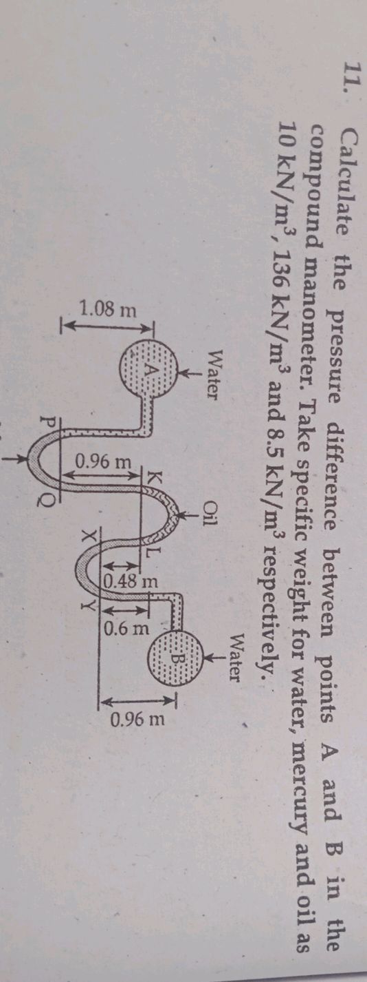 11. Calculate the pressure difference | StudyX