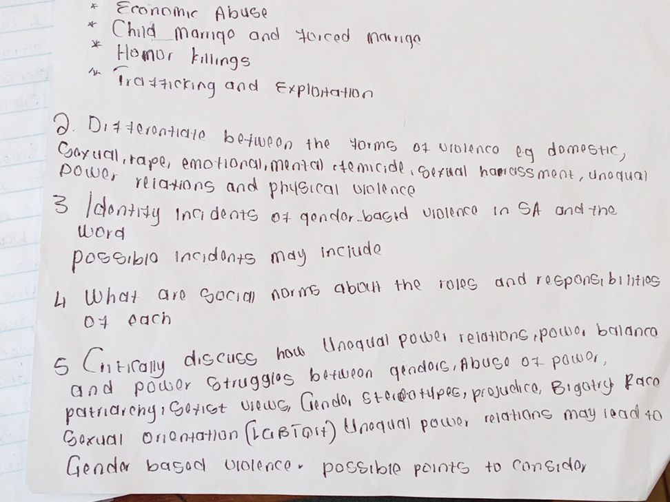 2. Differentiate between the forms of | StudyX