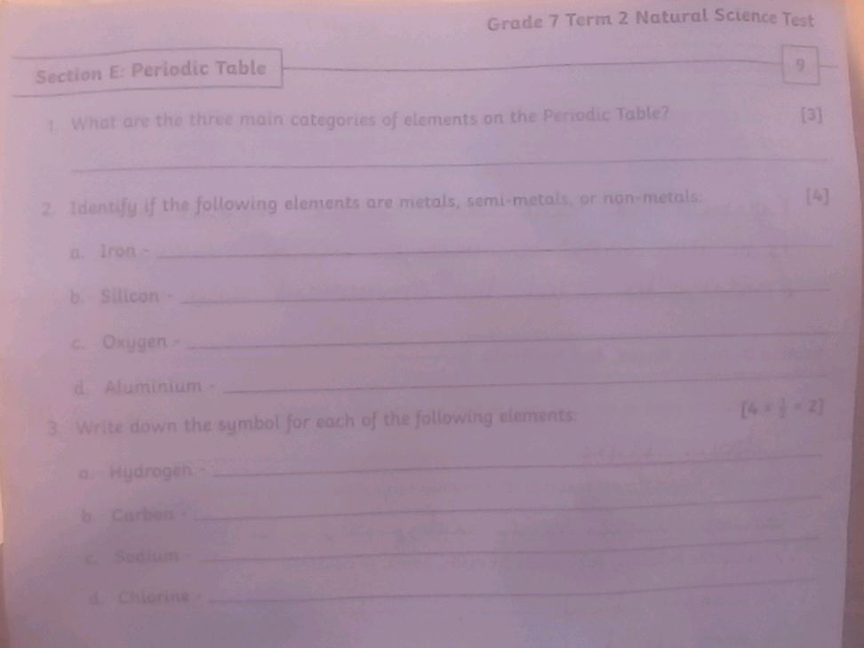 1. What are the three main categories of | StudyX