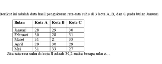 Berikut ini adalah data hasil pengukuran | StudyX