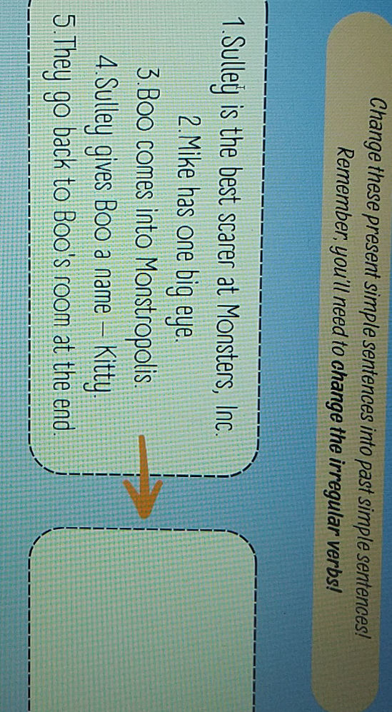 Change these present simple sentences into | StudyX