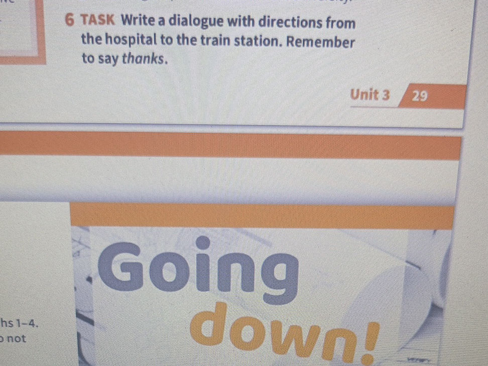 6 TASK Write a dialogue with directions from | StudyX