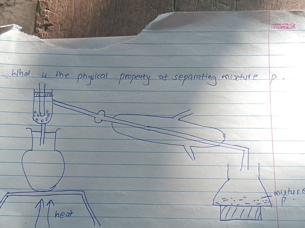 What is the physical property of separating | StudyX