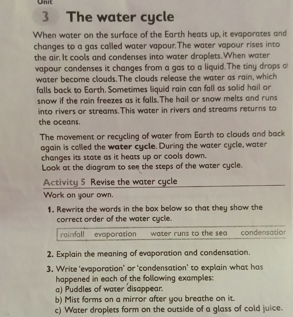 1. Rewrite the words in the box below so | StudyX