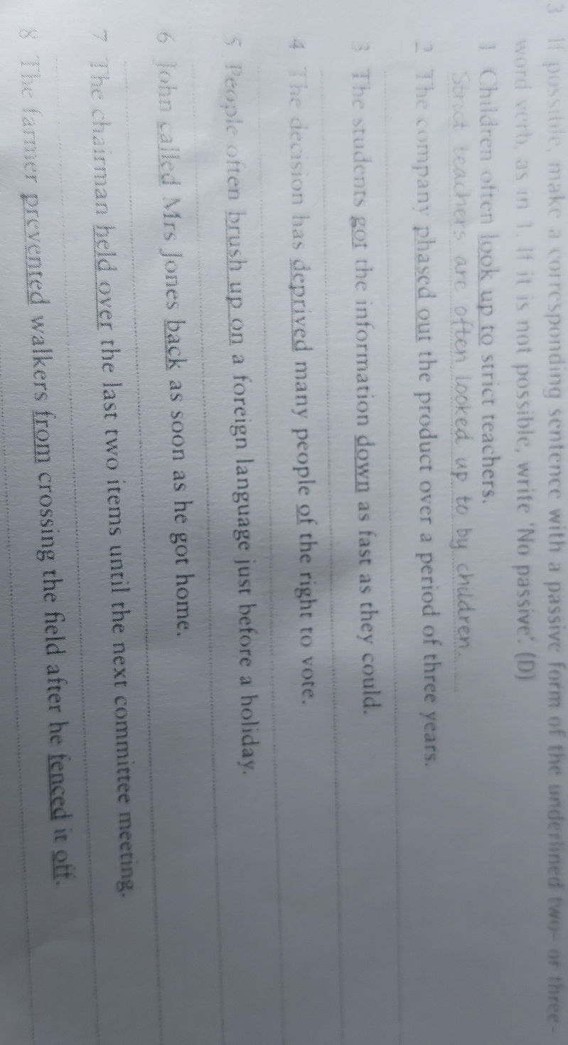 3 If possible, make a corresponding sentence | StudyX