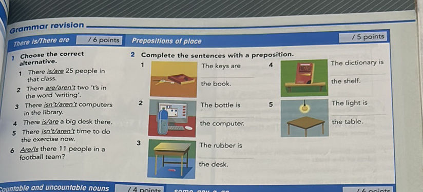 1 Choose the correct alternative. 1 There | StudyX