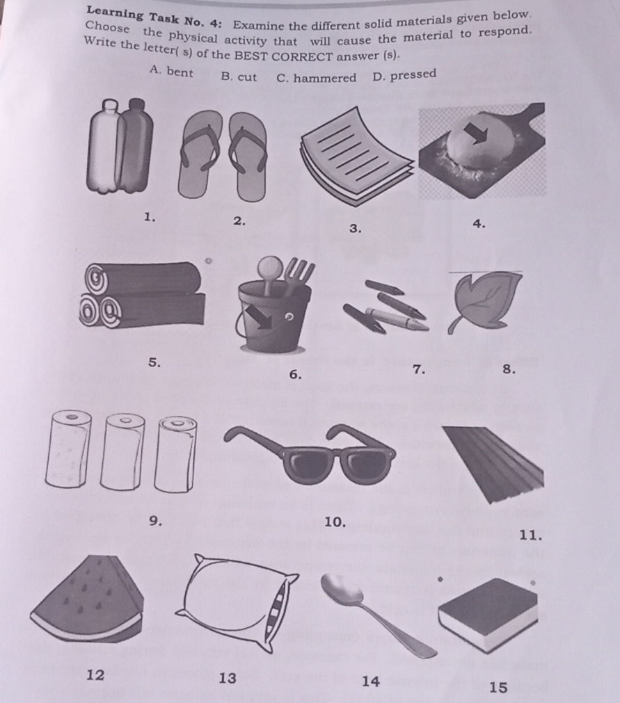 Learning Task No. 4: Examine the different | StudyX
